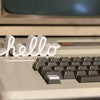 Apple 'hello' - Script Logo Desk Display - Etsy