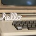 Apple 'hello' - Script Logo Desk Display - Etsy