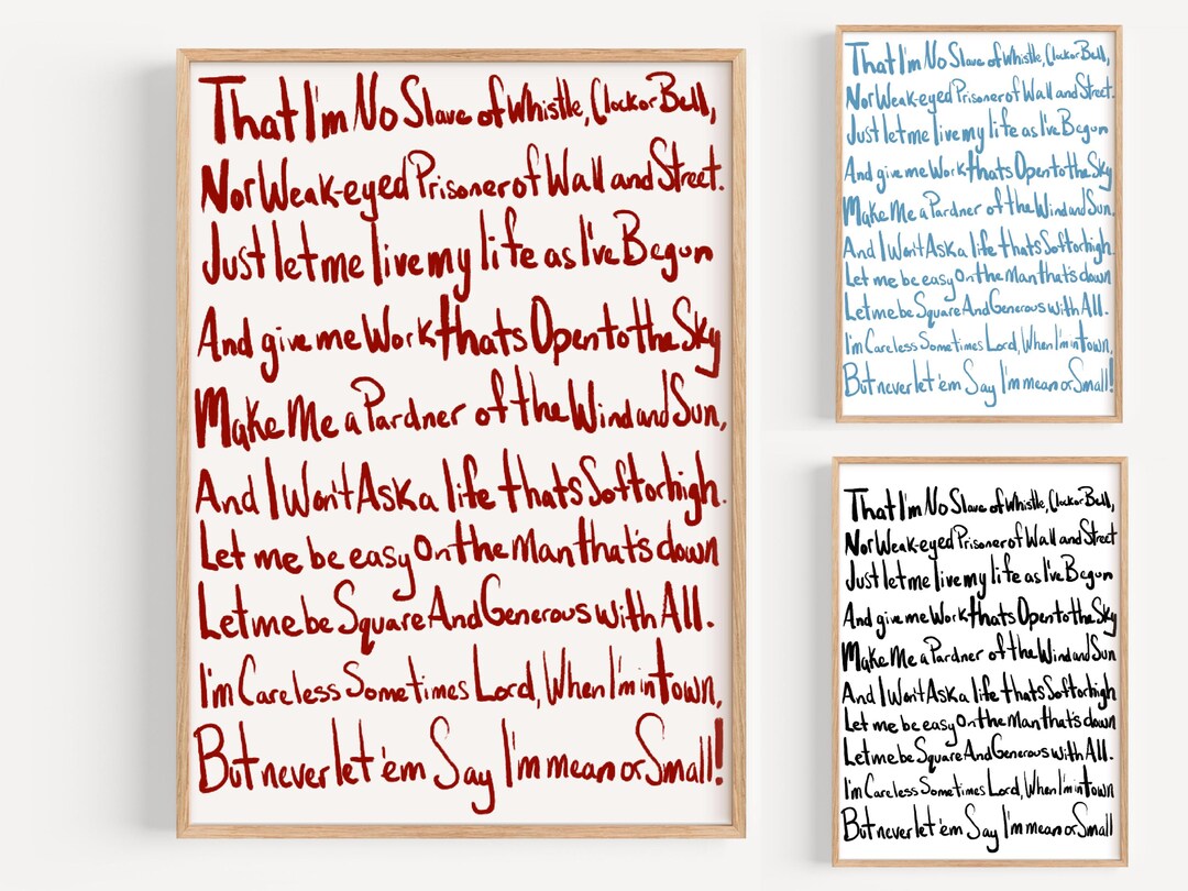 Cowboy's Prayer Print: Rustic Western Poem, Ranch Decor - Etsy