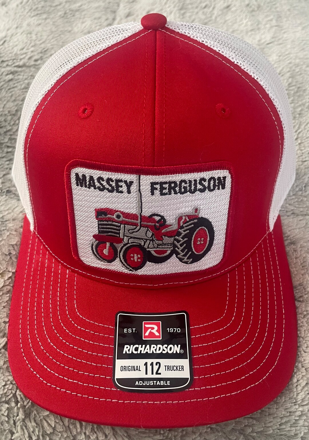 Richardson 112 Adjustable Hat With Massey Ferguson Patch - Etsy