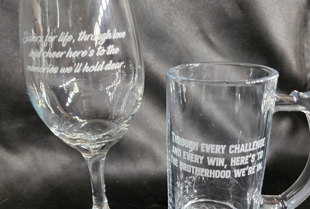 Custom Engraved Glassware – Personalized Wine Glasses, Vases and More ...