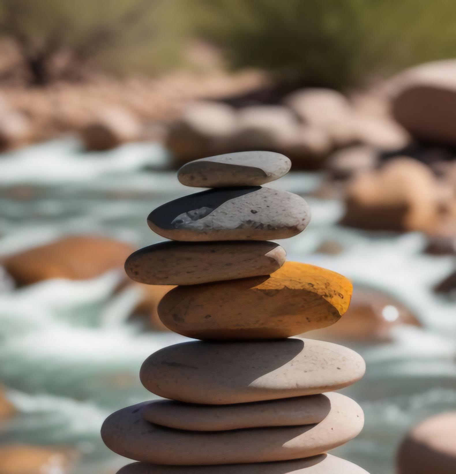 Carefully Curated 7-stone Loose River Rock Stacking Cairn Set – 3-4 ...