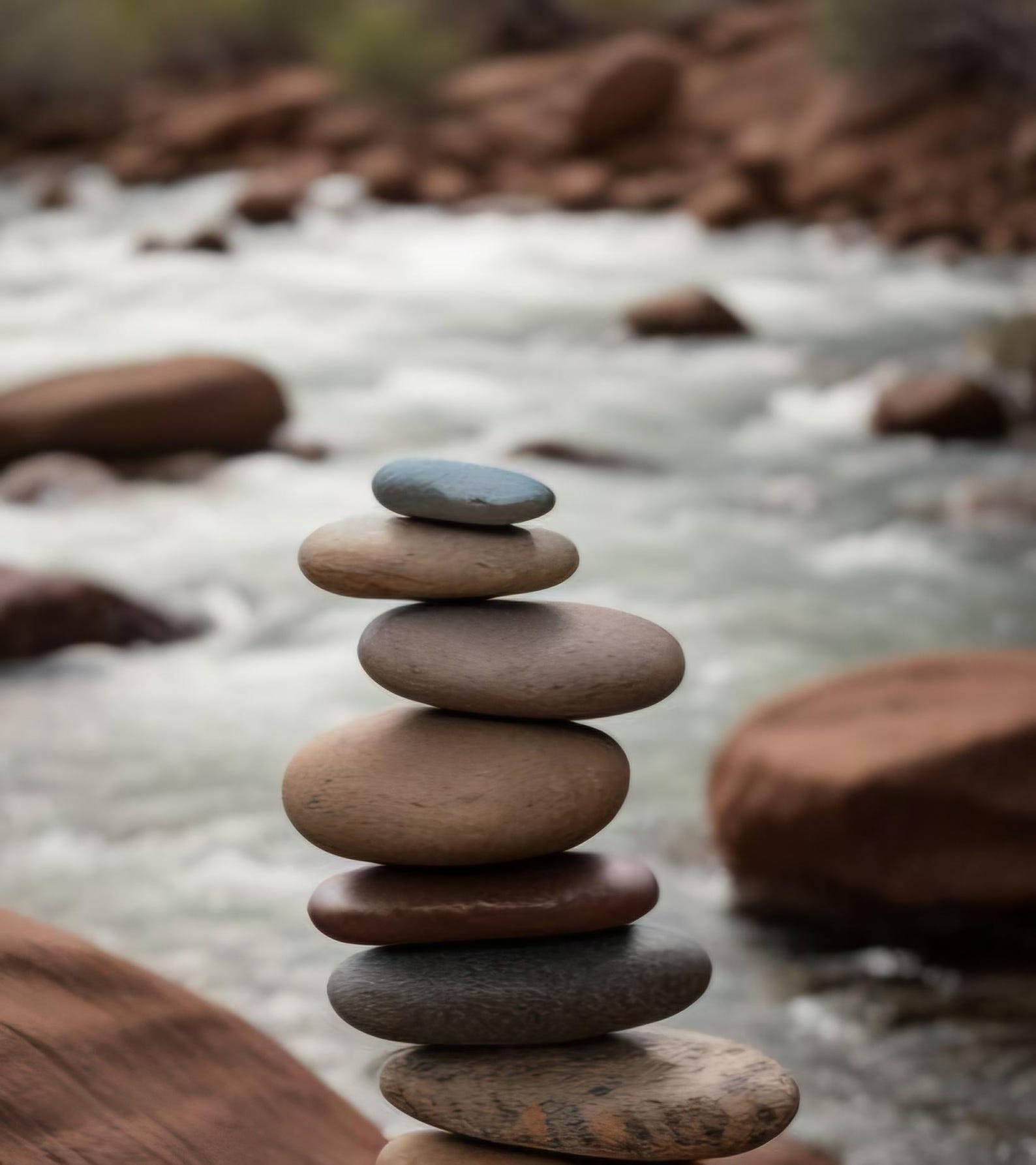 Carefully Curated 7-stone Loose River Rock Stacking Cairn Set – 3-4 ...