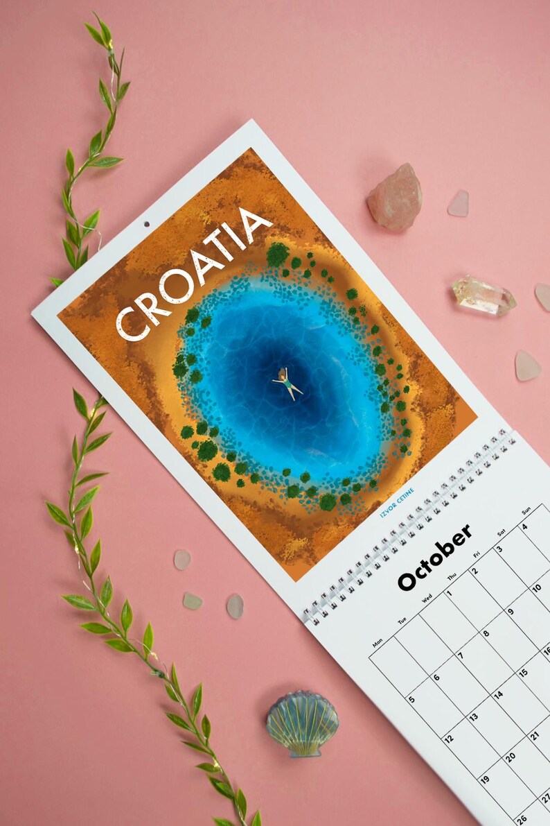 Swim the World Wall Calendar 2026 Wild Swimming - Etsy