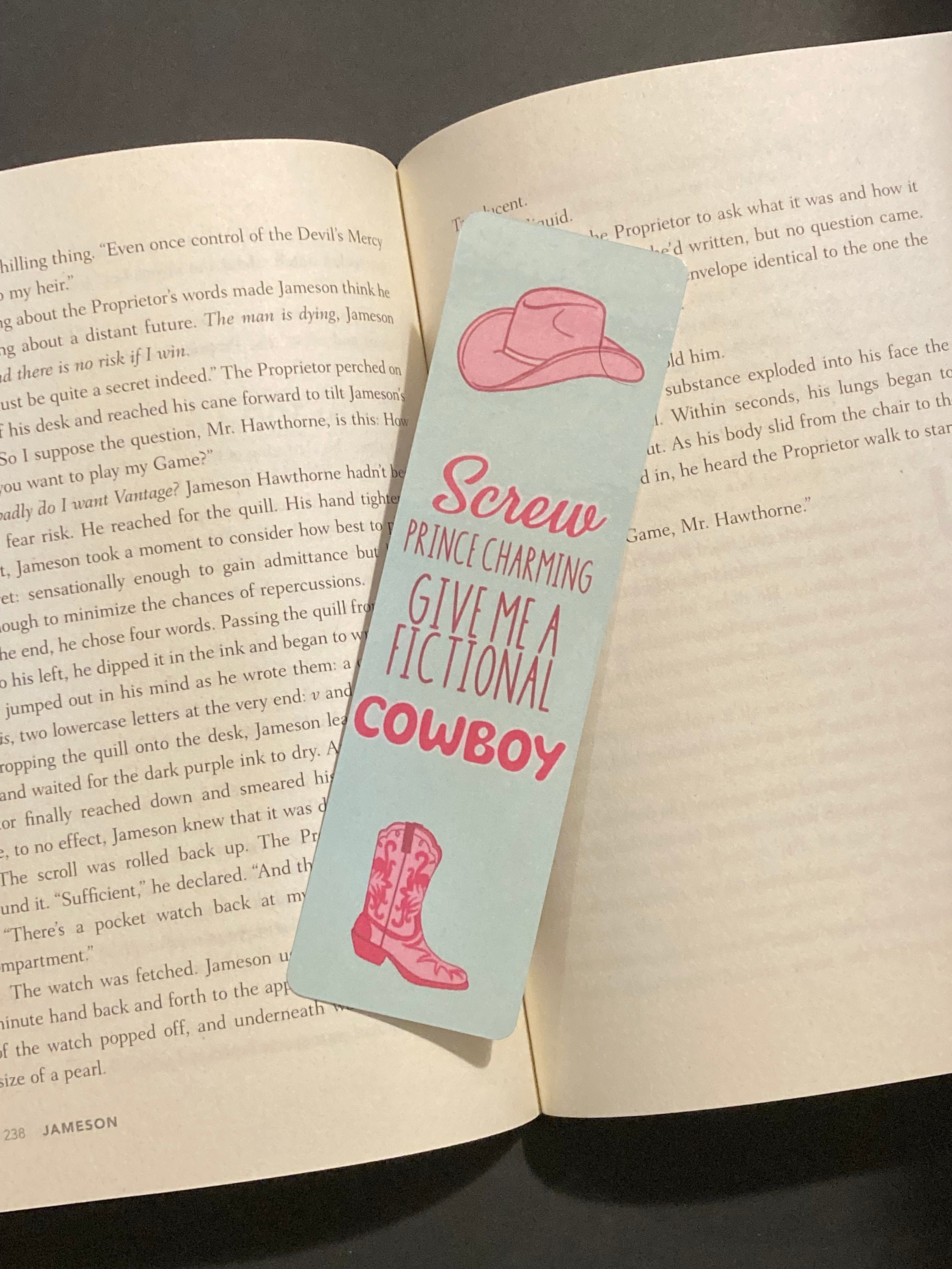 Cowboy Bookmark, Bookmark, Romance, Spicy, Smut, Book Gift, Gift for ...
