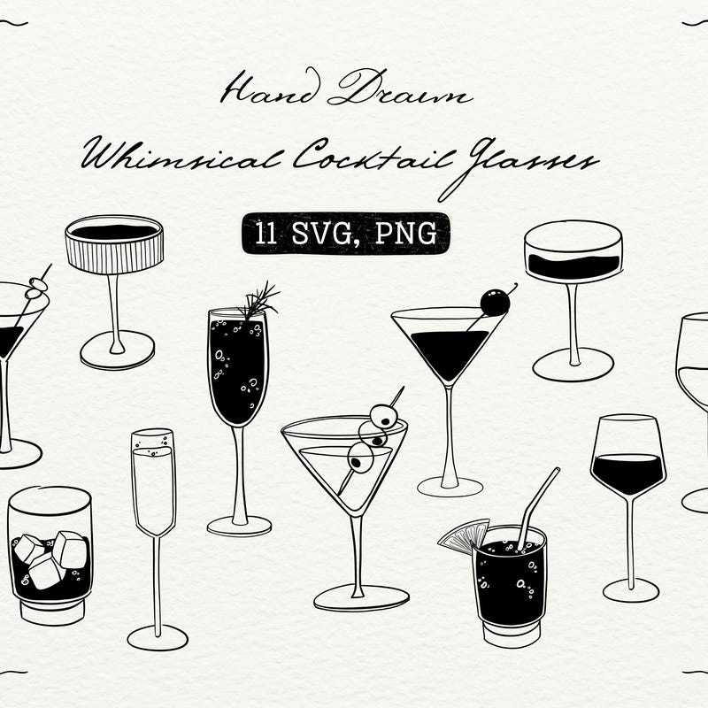 Glasses Clipart - Etsy