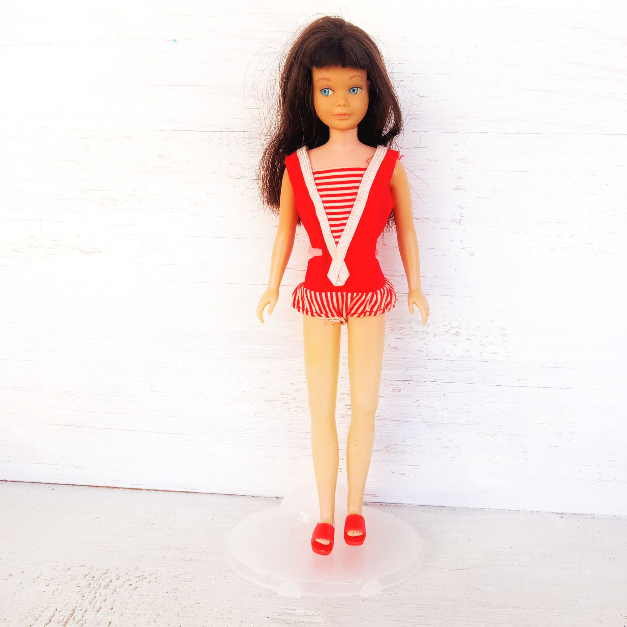 1964 Original Skipper Bathing Suit With Shoes, Barbie, DOLL NOT ...