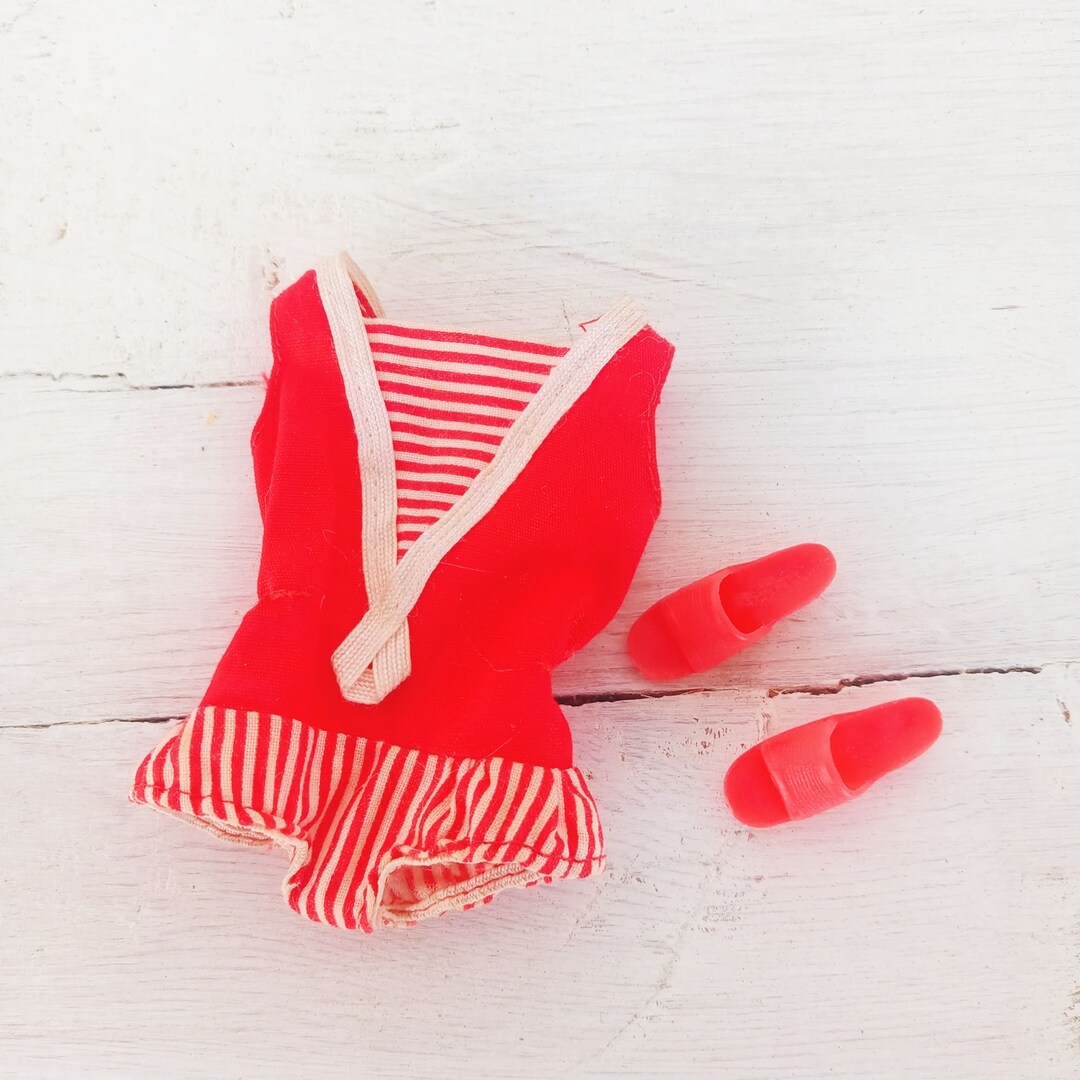 1964 Original Skipper Bathing Suit With Shoes, Barbie, DOLL NOT ...