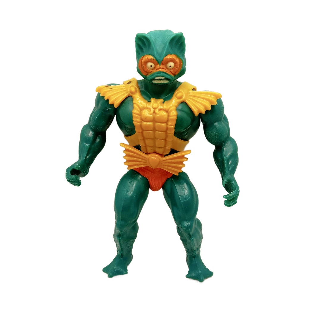 MERMAN, Vintage He Man Action Figure, MOTU Mattel - Etsy