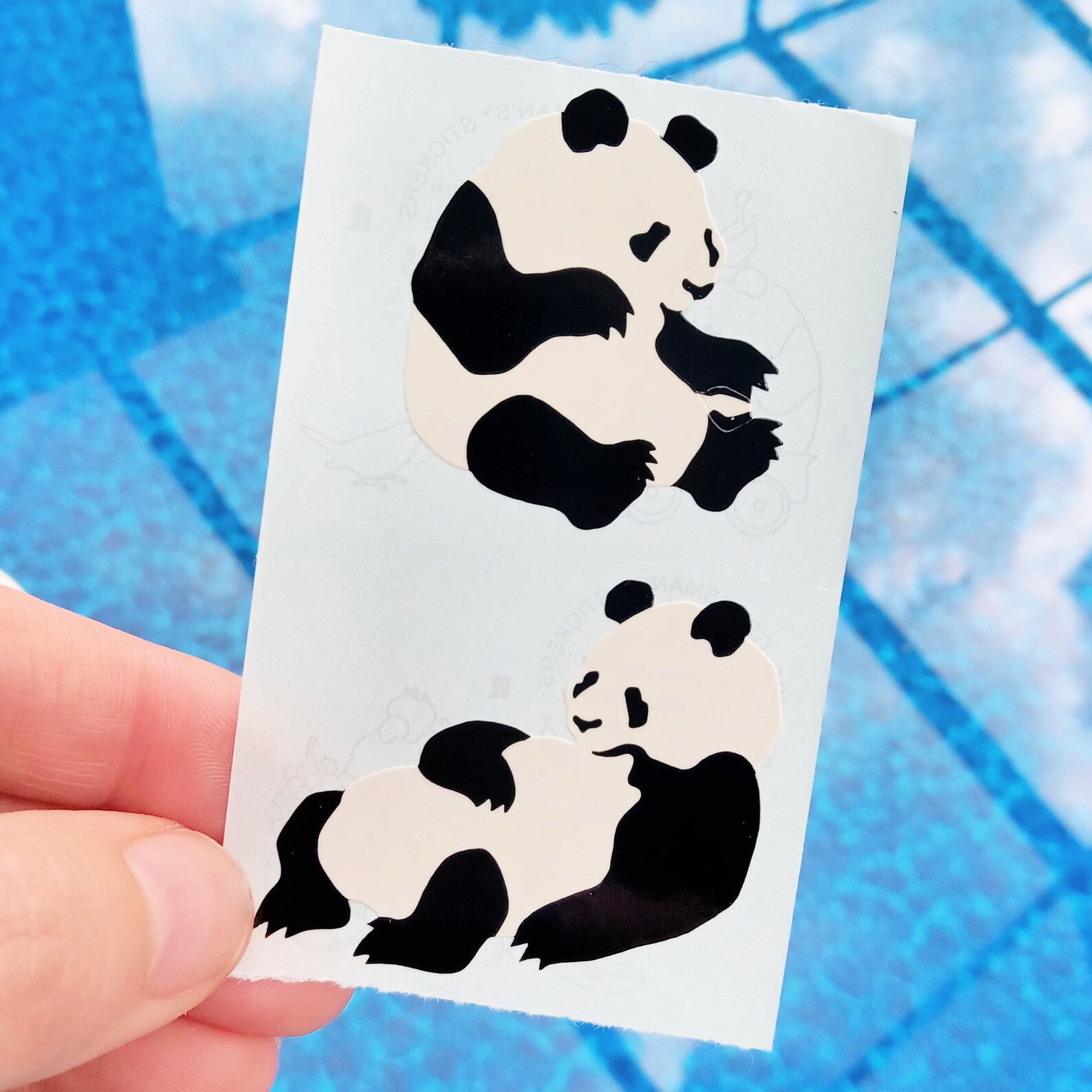 Panda Bear Stickers by Mrs. Grossmans, Vintage Stickers - Etsy