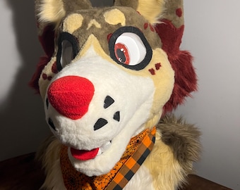 Fursuit Mask Raptor, Halloween, Furry - Etsy