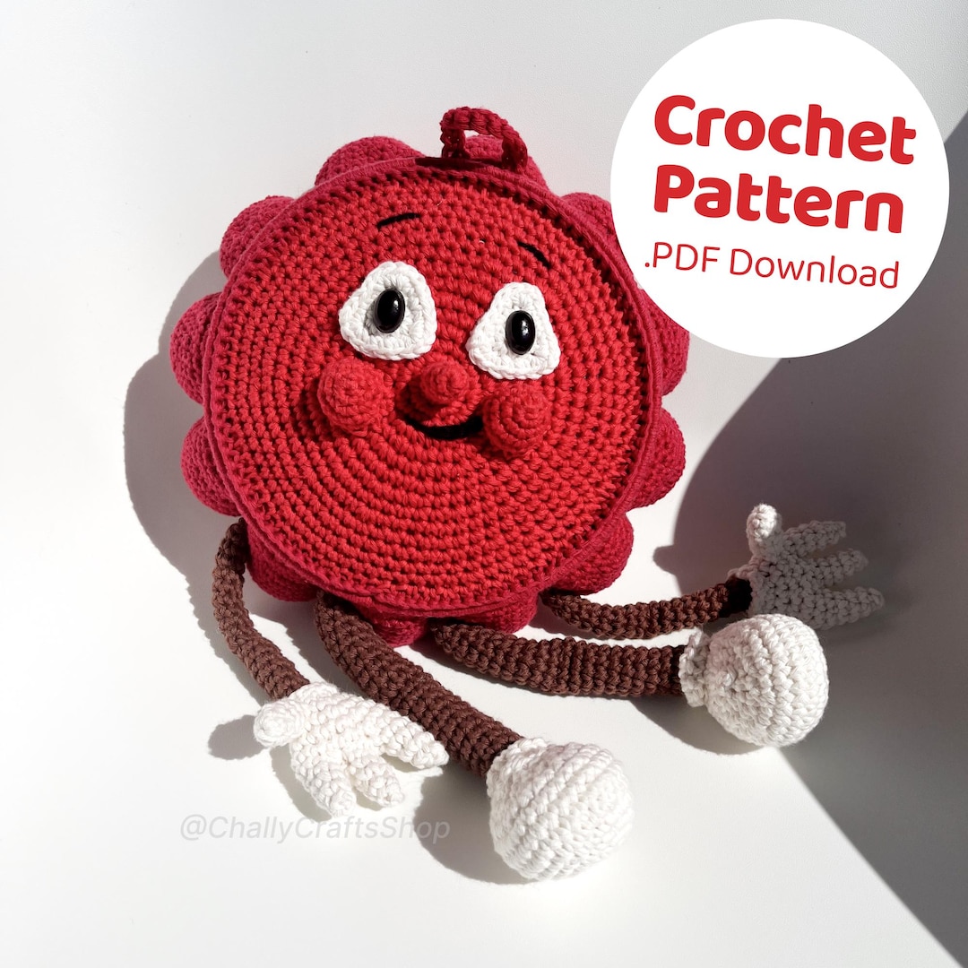 Cappy Fallout Inspired Crossbody Bag Amigurumi Crochet Pattern PDF ...