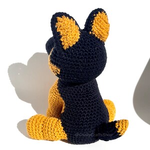 Dogmeat German Shepherd Fallout Inspired Dog Plushie Amigurumi Crochet ...