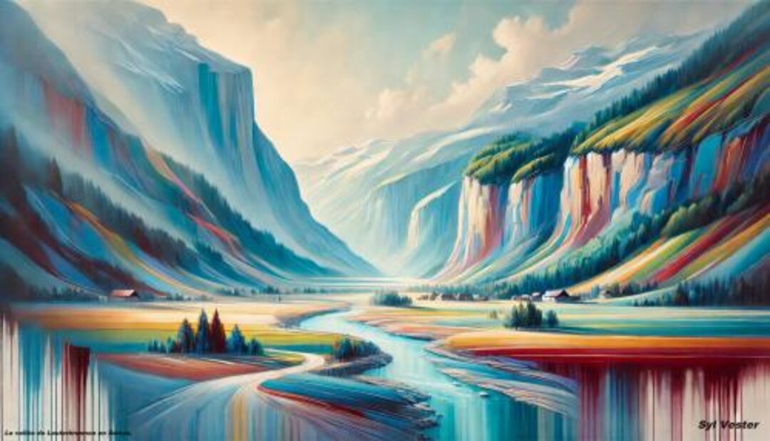 Valley Glow Digital Art at Discovery Price Unique Ia Artwork by Syl ...
