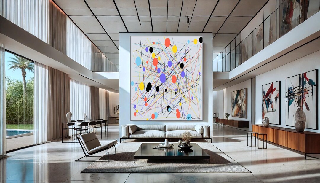 Cy Twombly-leda I Unique and Vibrant Abstraction | Rare Art | Art IA|I My Art Deserves to Be ...