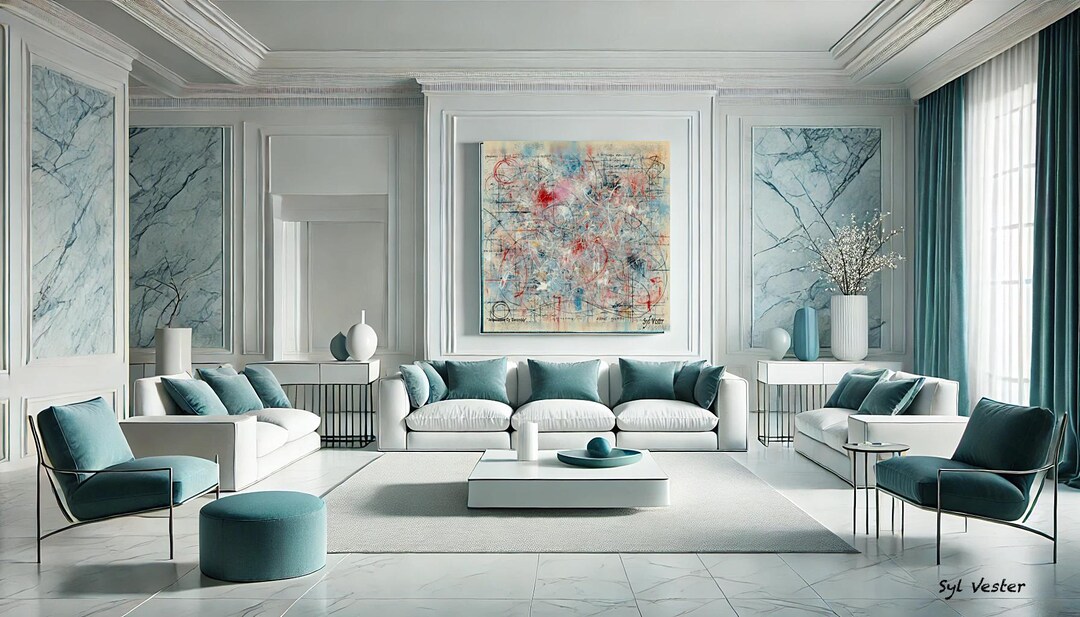 Cy Twombly Essence-art Unique Abstract Work I Syl Vester I Inspiration ...