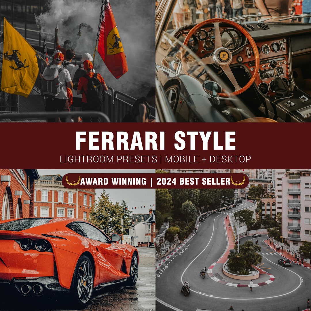 Luxury Car Style Presets-professional Photography-mobile &desktop ...