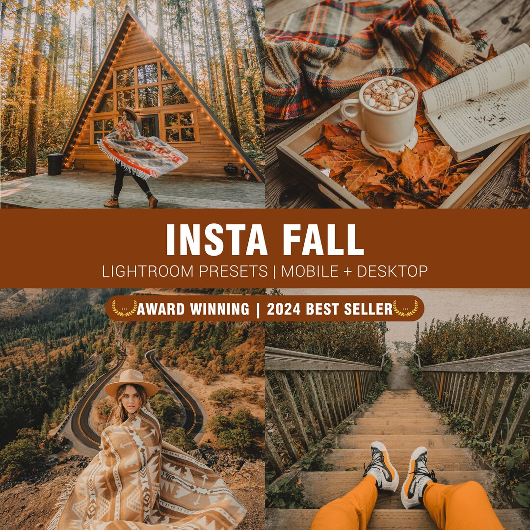 Insta Fall Presets-professional Photography-mobile & Desktop Lightroom ...