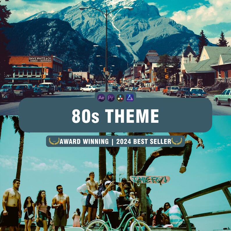 80s Theme Luts-video Presets-professional Videography-mobile and ...
