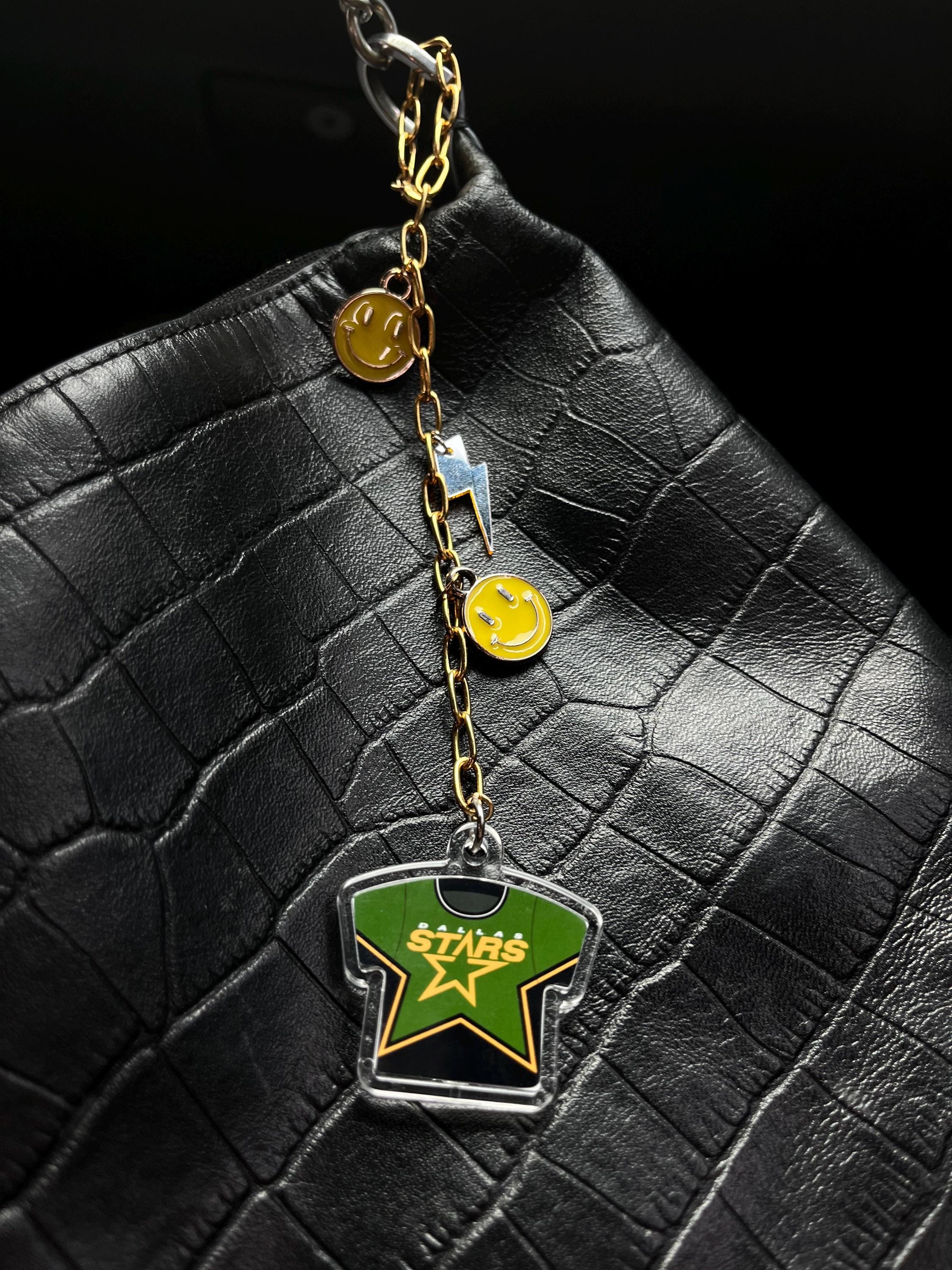 Dallas Stars Keychains, Customizable Stars Jersey Keychain, Custom ...