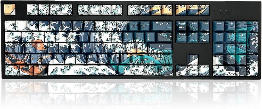Ocean Wave Keycaps, Artisan Keycaps, Handmade PBT Material Keycaps ...