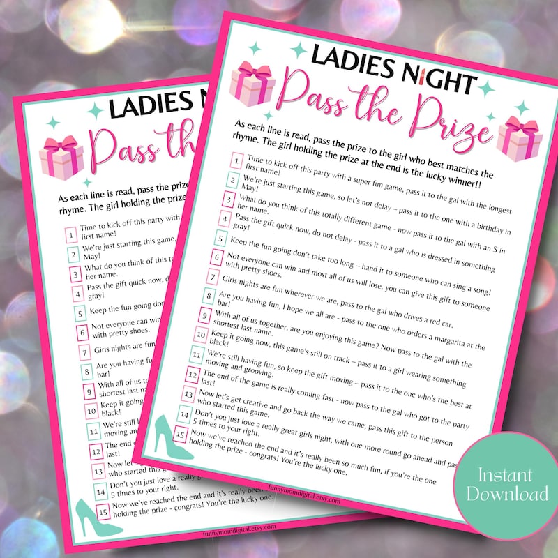 Pass the Prize - Etsy