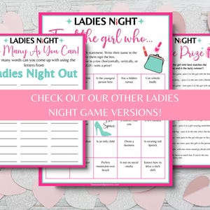 Galentines Day Games Printable Fun Girls Night Out Game, Find the Guest ...