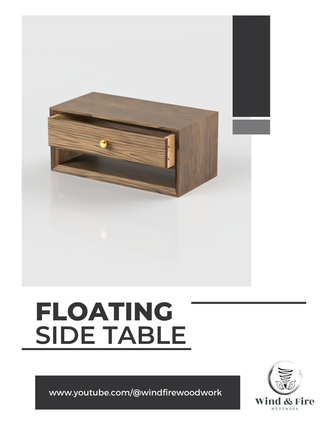 Floating Nightstand (digital Plans) - Etsy