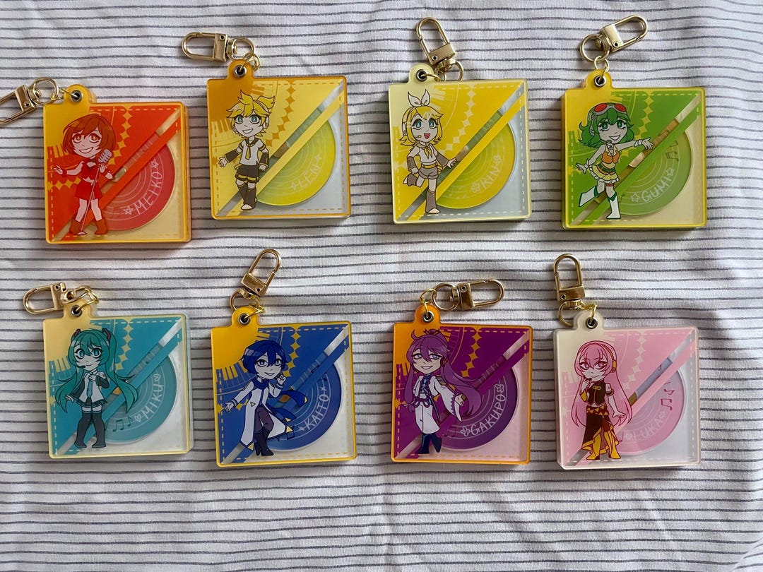 Vocaloid CD Keychain Charms - Etsy
