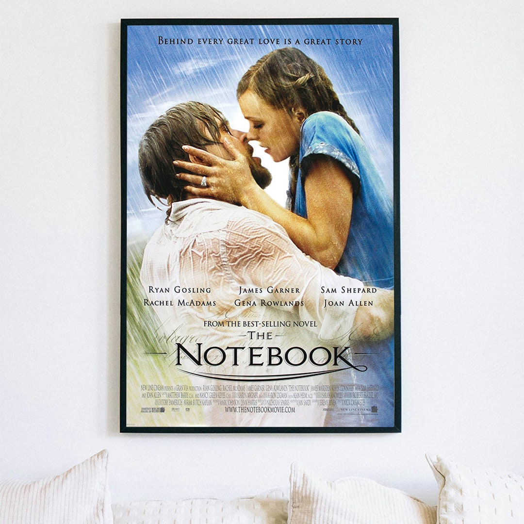 The Notebook 2004 Movie Poster, Movie Canvas, Wall Art, Poster Unframed ...