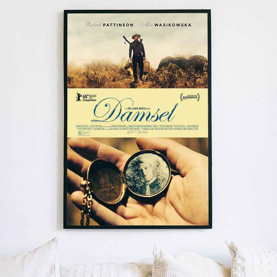 Damsel 2018 Movie Poster, Movie Canvas, Wall Art, Poster Unframed ...