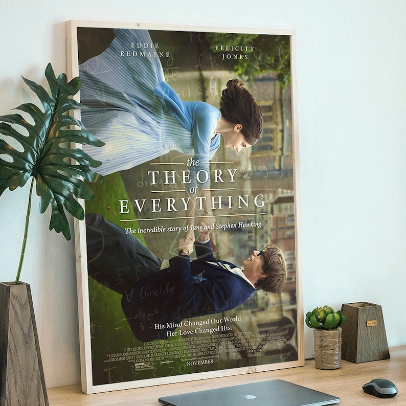 The Theory of Everything Movie Poster, Movie Canvas, Wall Art, Poster ...
