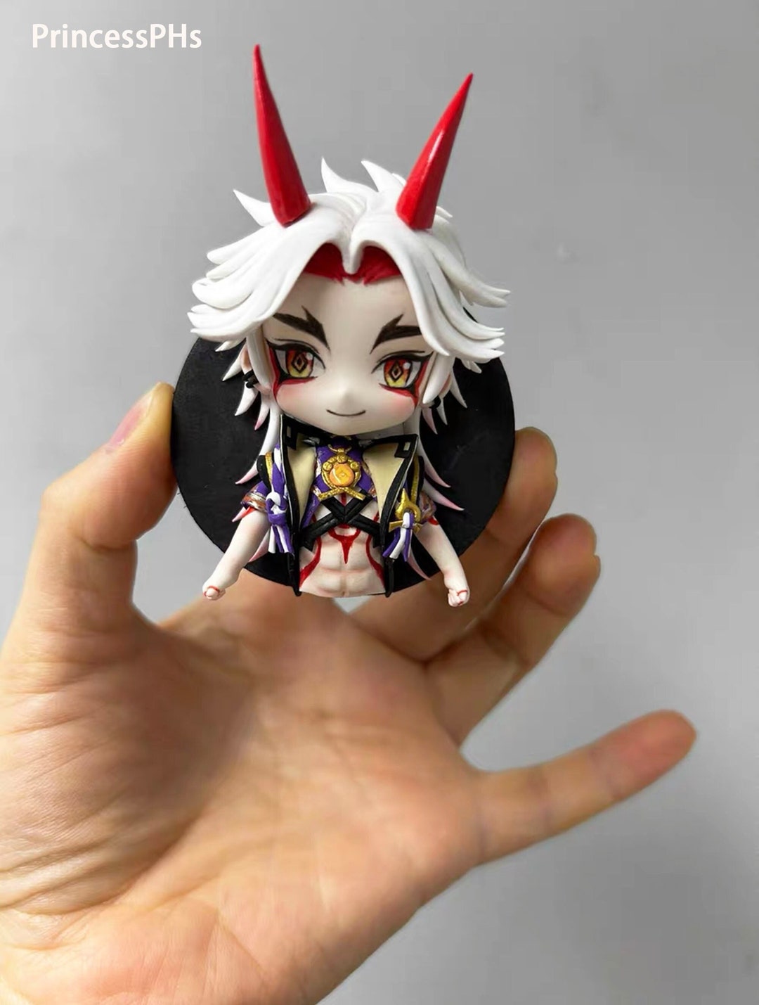 Genshin Arataki Itto Refrigerator Magnet, Arataki Itto Clay Figure ...