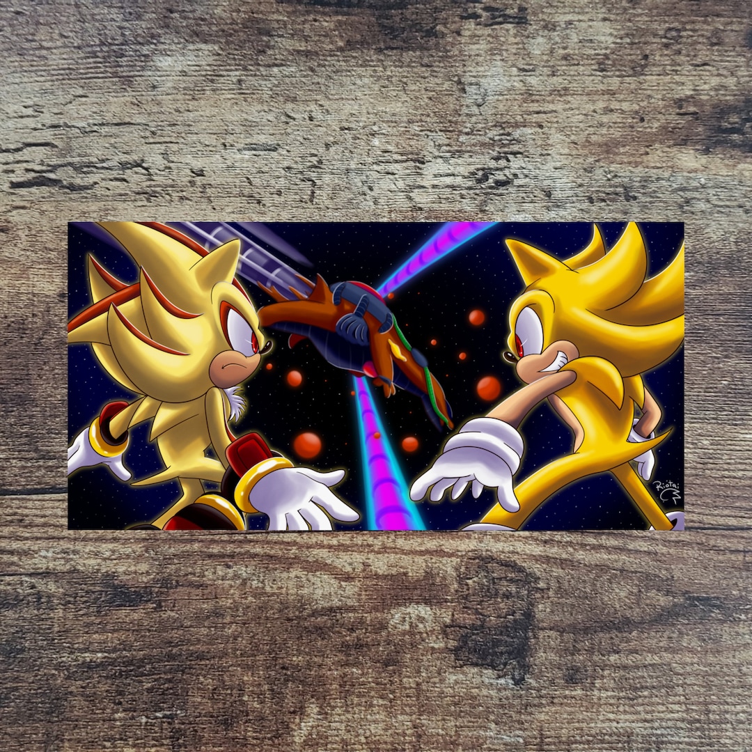 Dark Super Sonic Vs Dark Super Shadow