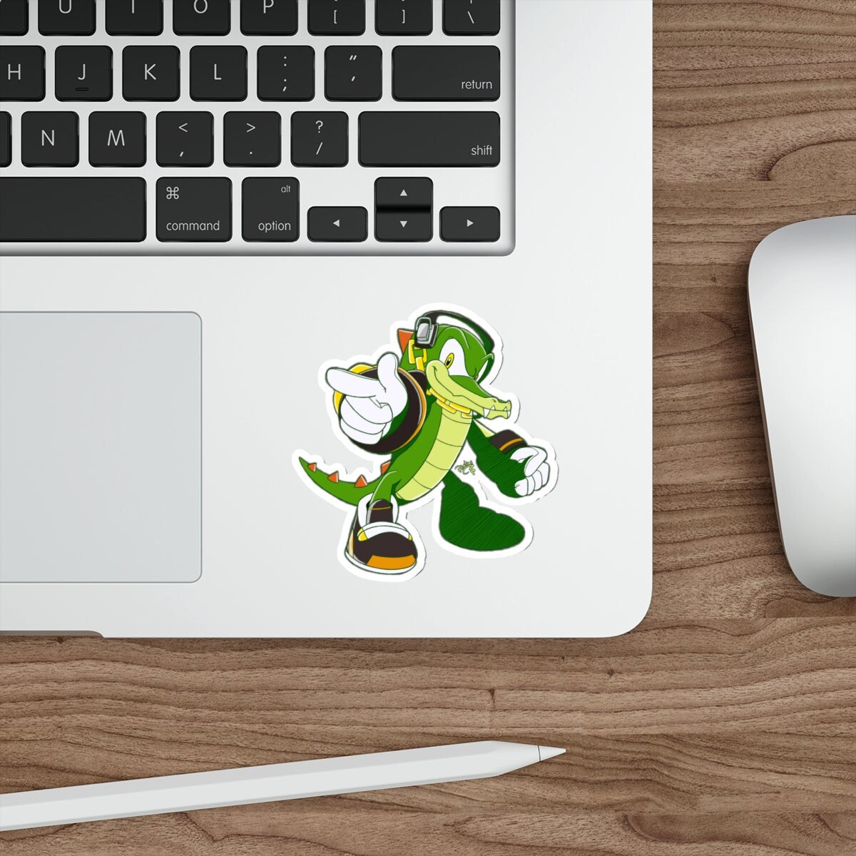 Vector the Crocodile (sonic Riders Style) - Die-cut Sticker - Etsy