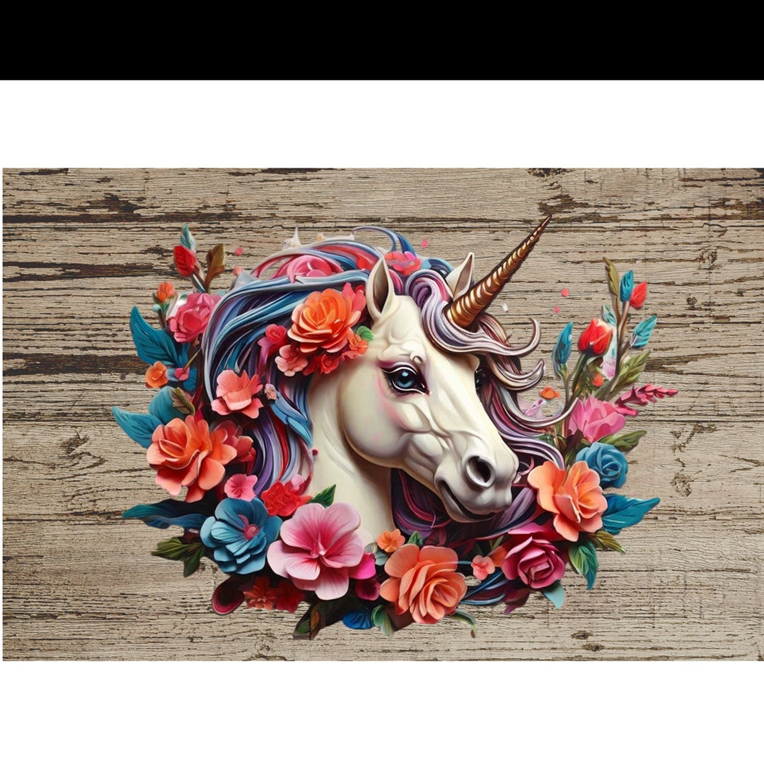 Unicorn Digital Sticker PNG File Instant Download - Etsy