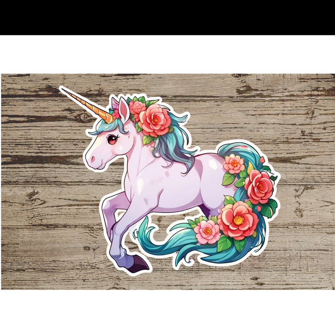 Unicorn Digital Sticker PNG File Instant Download - Etsy