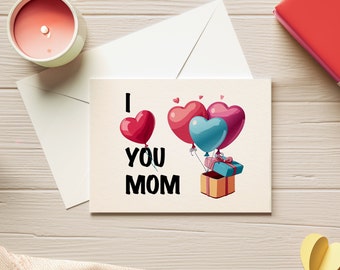 Father's Day Printable Card, Digital Mothers Day Card, Greeting Card ...