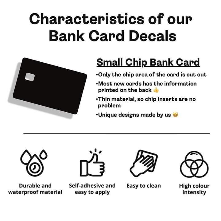 Custom Debit Card Sticker/skins.covers - Etsy