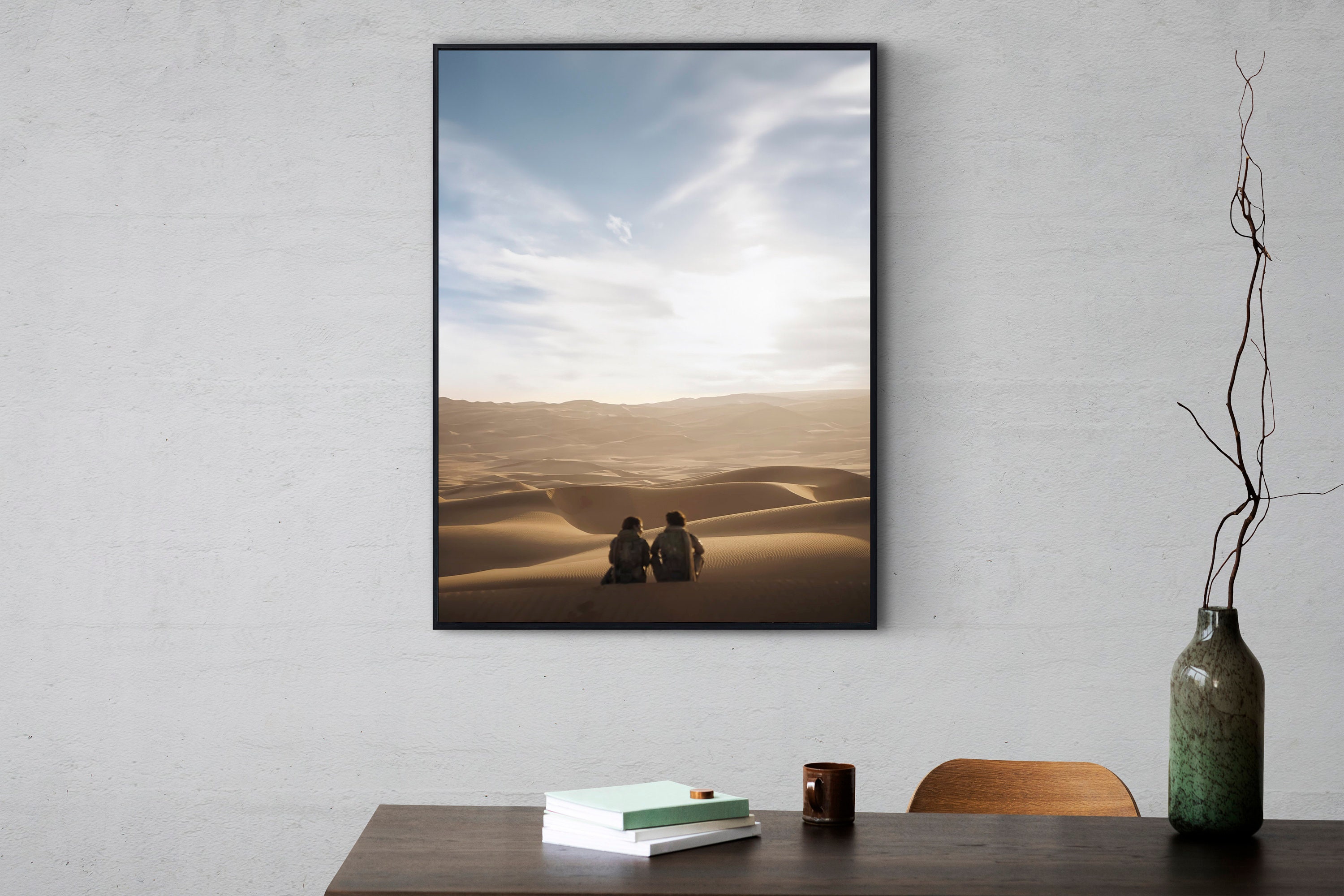 Dune Part 2 Movie Still , Minimalist Movie Print, Movie Wall Art ...