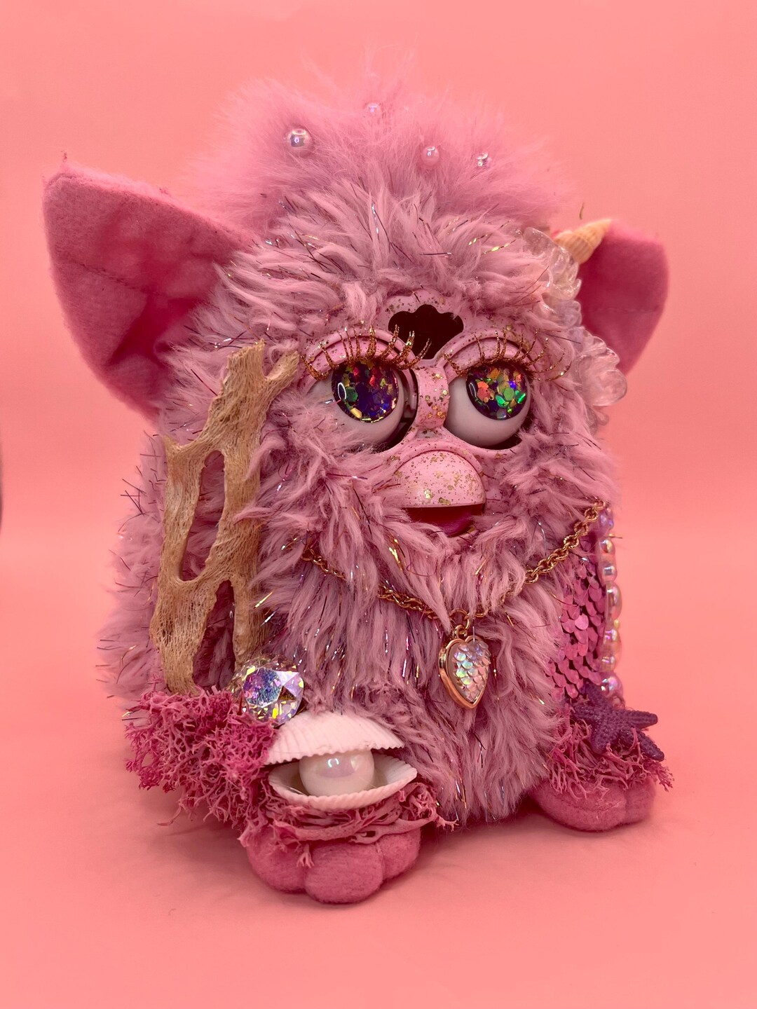 Custom Pink Mermaid Furby Non Working for Display - Etsy