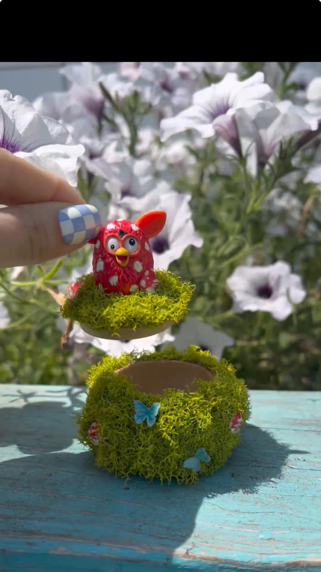 Custom OOAK Mini Furby Forest Box See Description - Etsy