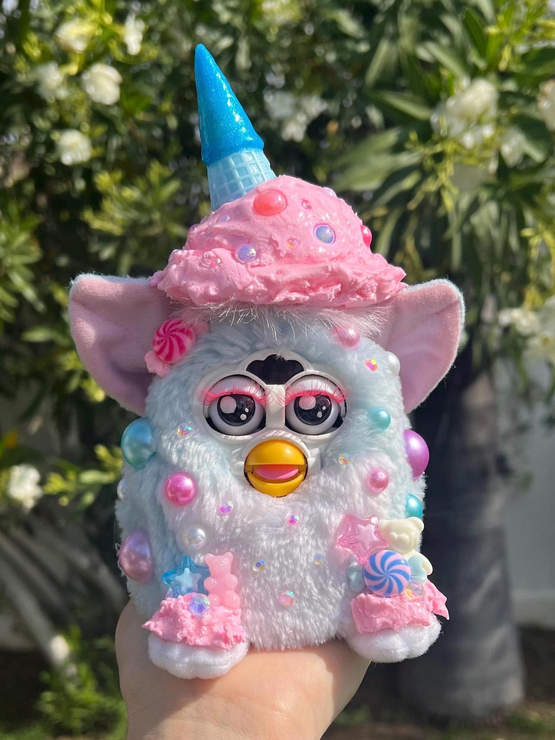 Custom Ice Cream Mini Furby Non Working See Description Custom Furby ...
