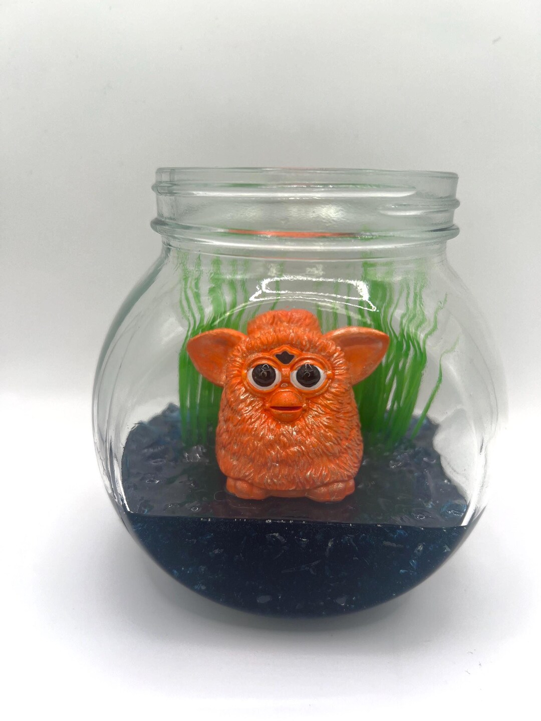 Mini Furby Gold Fish in a Fishbowl - Etsy