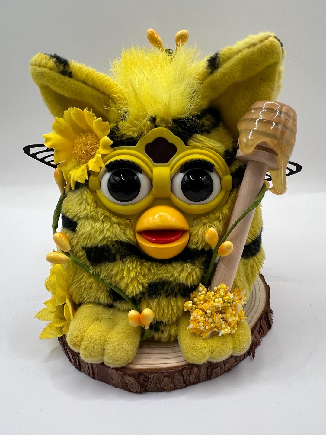 Furby Bee Buddy With Yellow Faceplate Custom Furby - Etsy