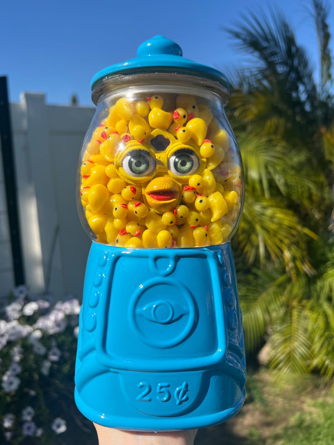 Furby Duck Gumball Jar for Display - Etsy