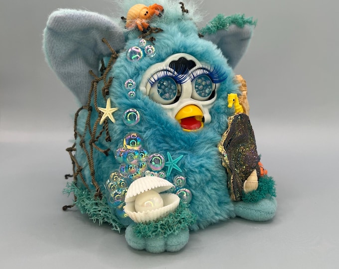 Custom Ocean Mermaid Baby Furby #2 WORKING See Description - Etsy