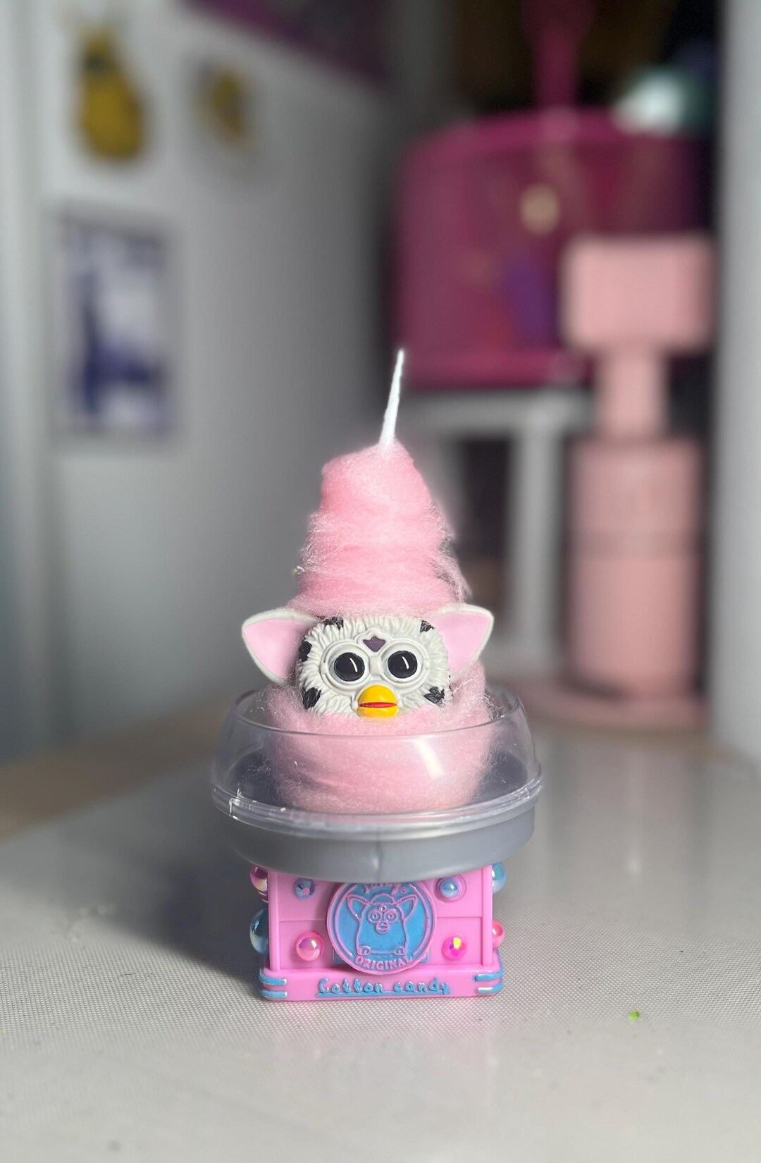 Custom Mini Cotton Candy Furby OOAK Custom Furby Art - Etsy