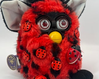 Custom Ooak Orange Floral Sparkle Furby Non Working for Decor READ ...