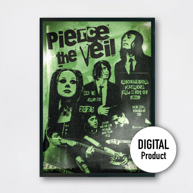 Pierce the Veil Poster - Etsy
